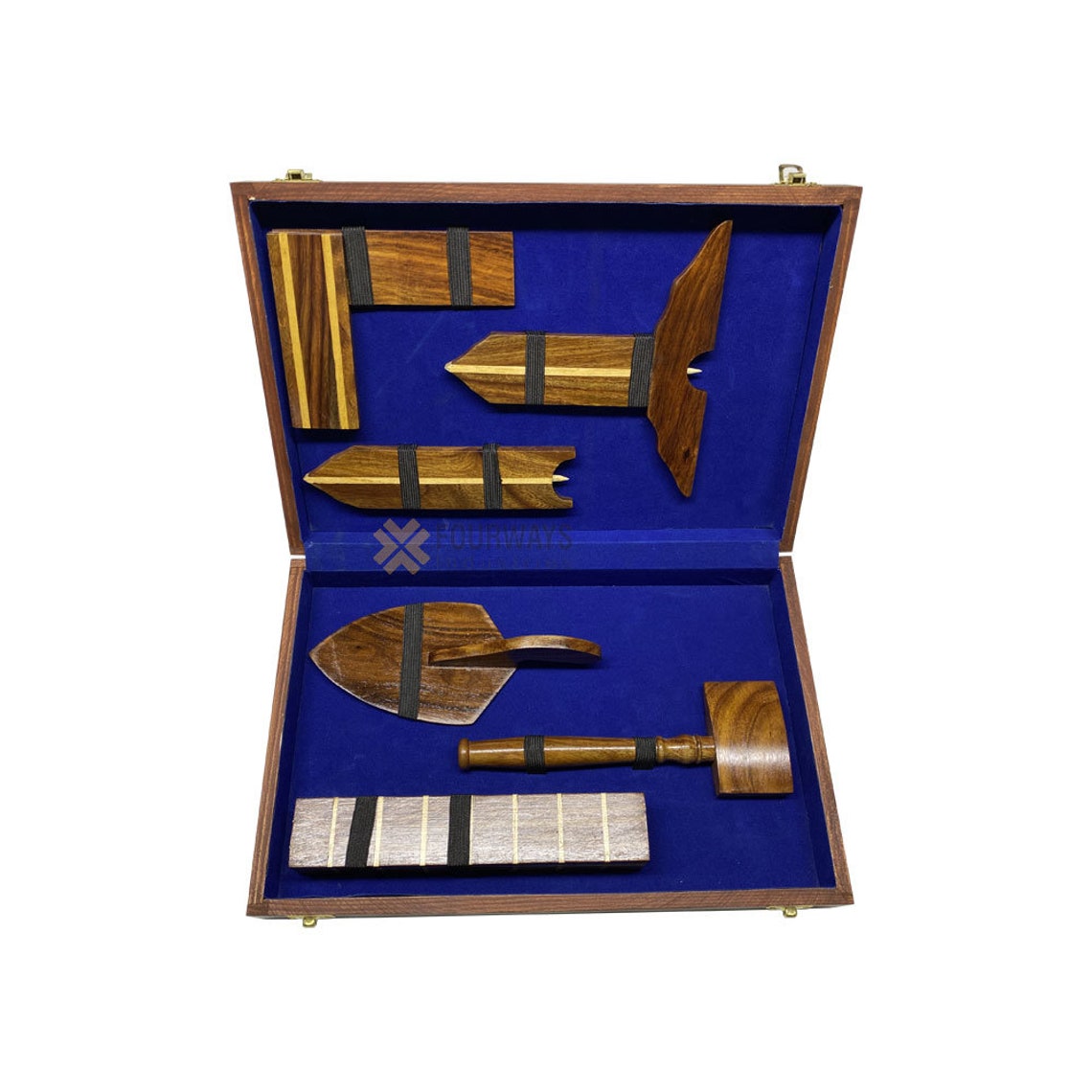 Masonic Working Wooden Tools Set With Box Etsy