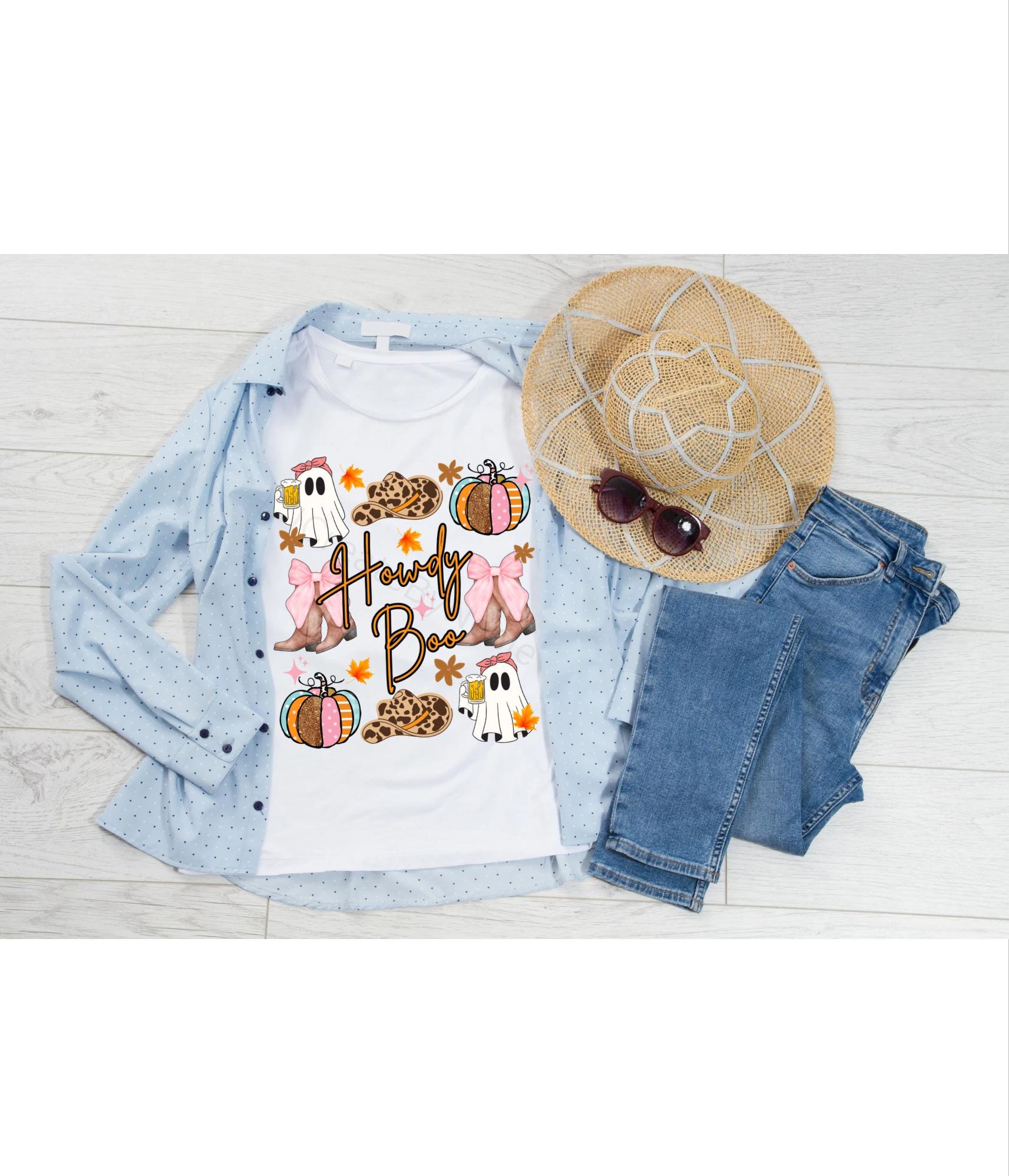 Halloween Howdy Fall PNG - Etsy