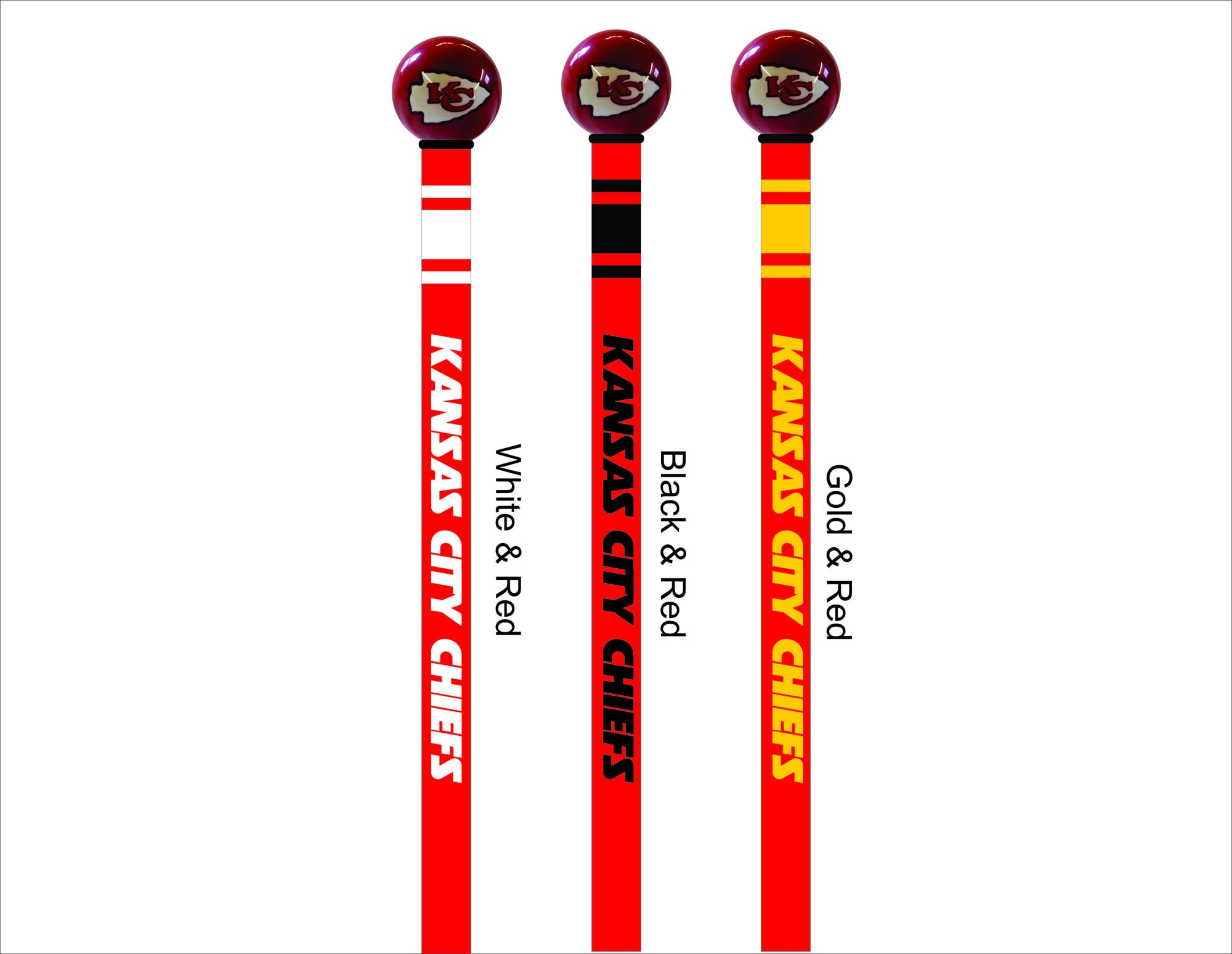 Kansas City Chiefs Walking Cane Featuring a Officially Licensed NFL ...