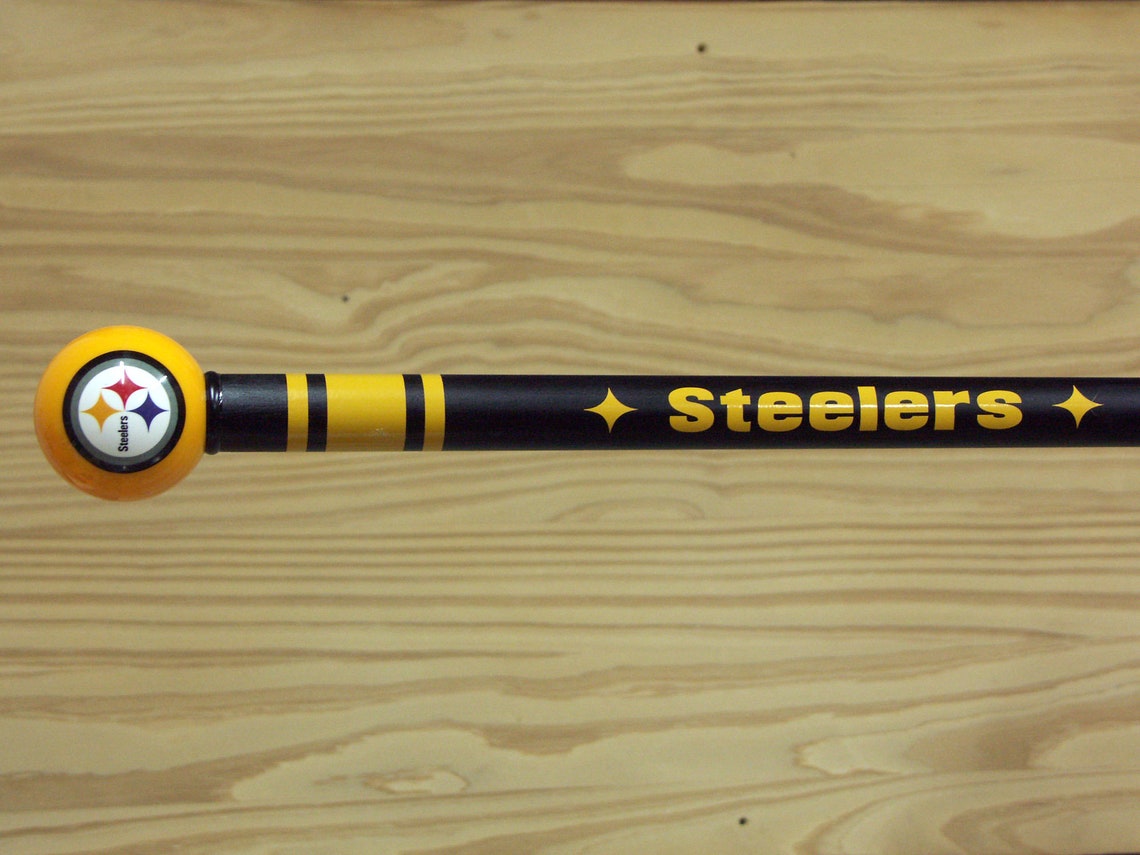 Pittsburgh Steelers Walking Cane Featuring a Officially Licensed NFL ...