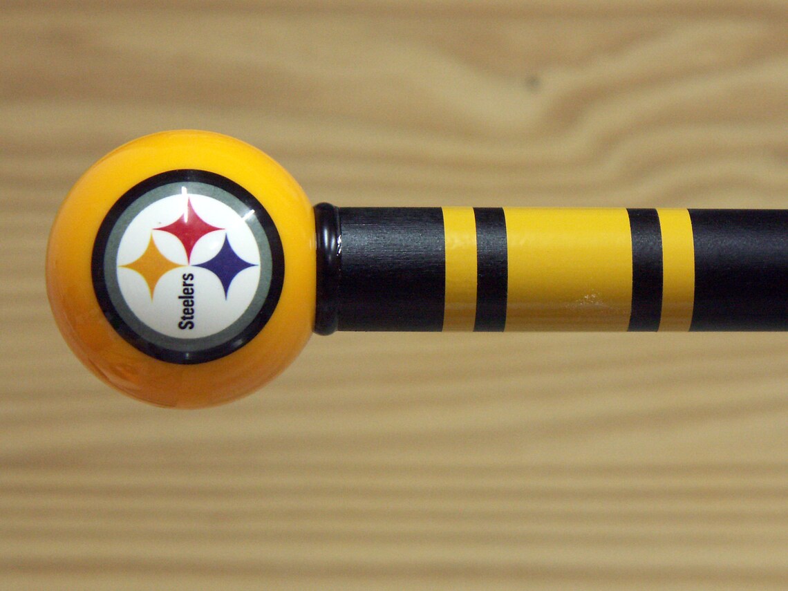 Pittsburgh Steelers Walking Cane Featuring a Officially Licensed NFL ...