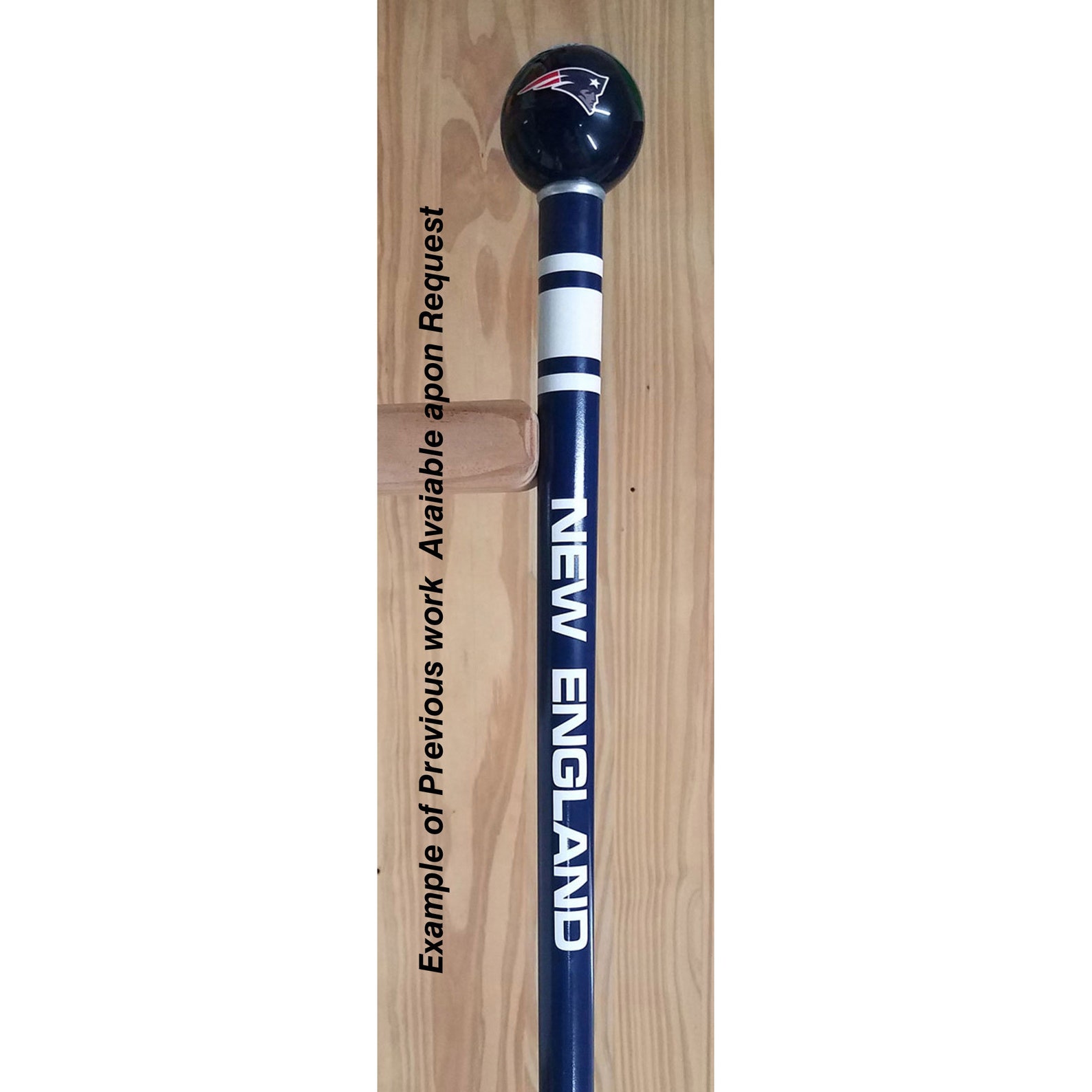 New England Patriots Walking Cane Featuring a Officially Licensed NFL ...