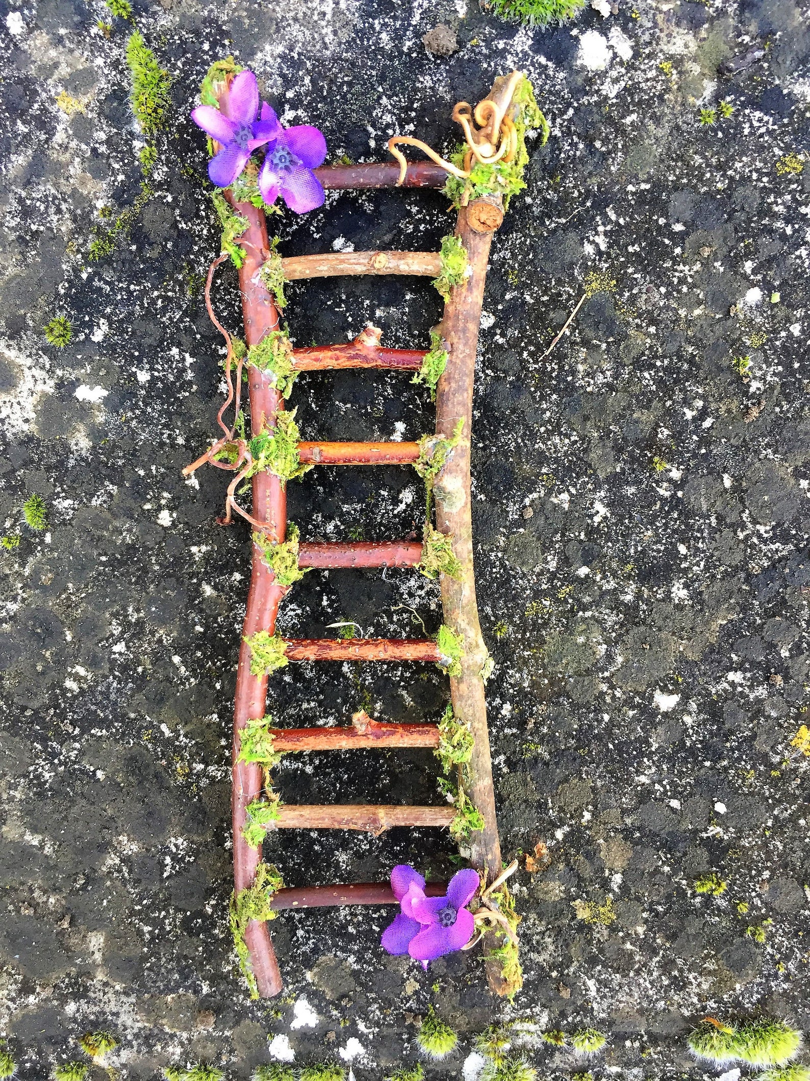 Flower Fairy Ladder Bonsai Fairy Garden Fairy House - Etsy