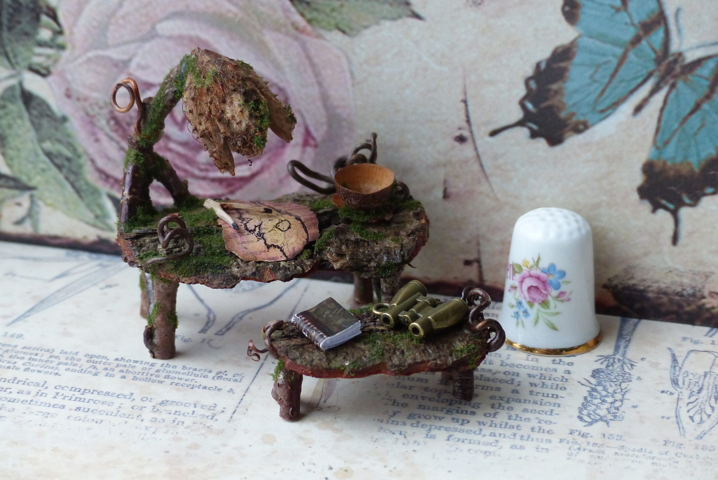 Fairy Table Fairy Miniatures Fairy Garden Fairy Furniture | Etsy