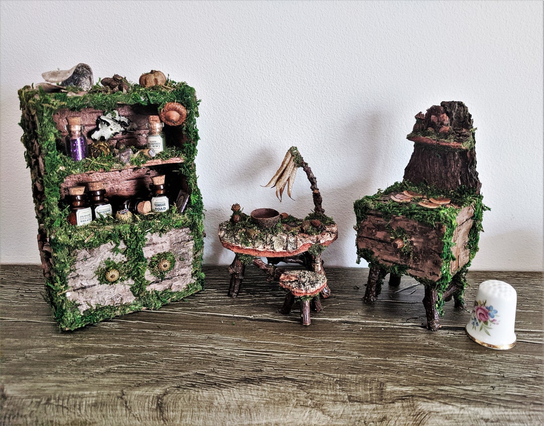Magical Fairy Kitchen Set Fairy House, Fairy Garden, Flower Fairies ...