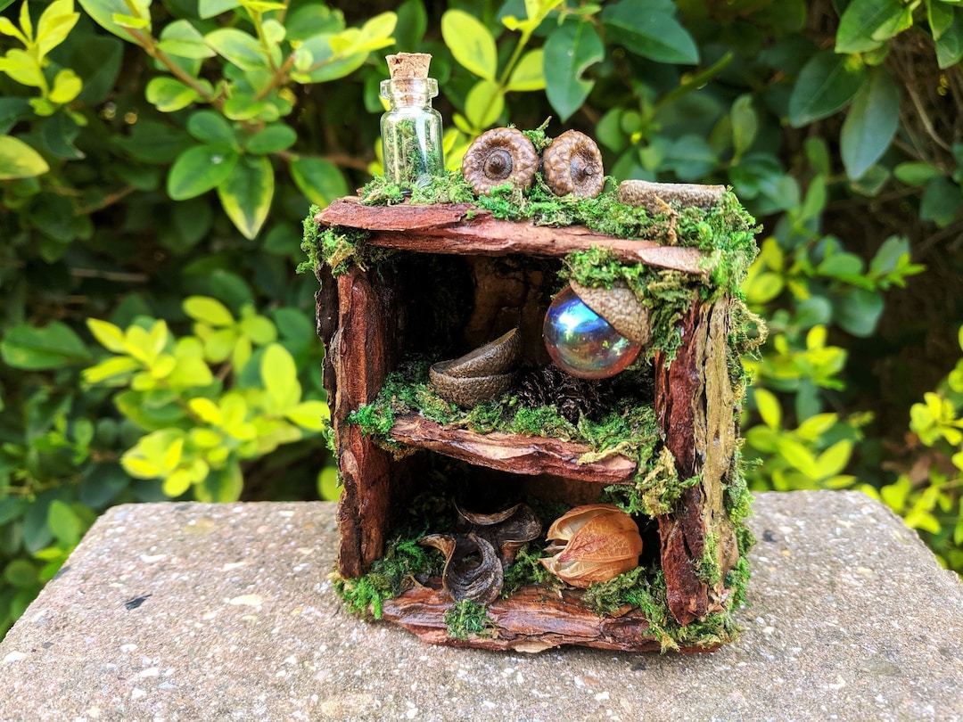 Fairy Shelving Unit Fairy House, Fairy Storage, Fairy Furniture ...