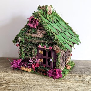 Magical Fairy House, Witch House, Gothic Decor, Night Light, Fairy House, Nite Light, Fairy ...