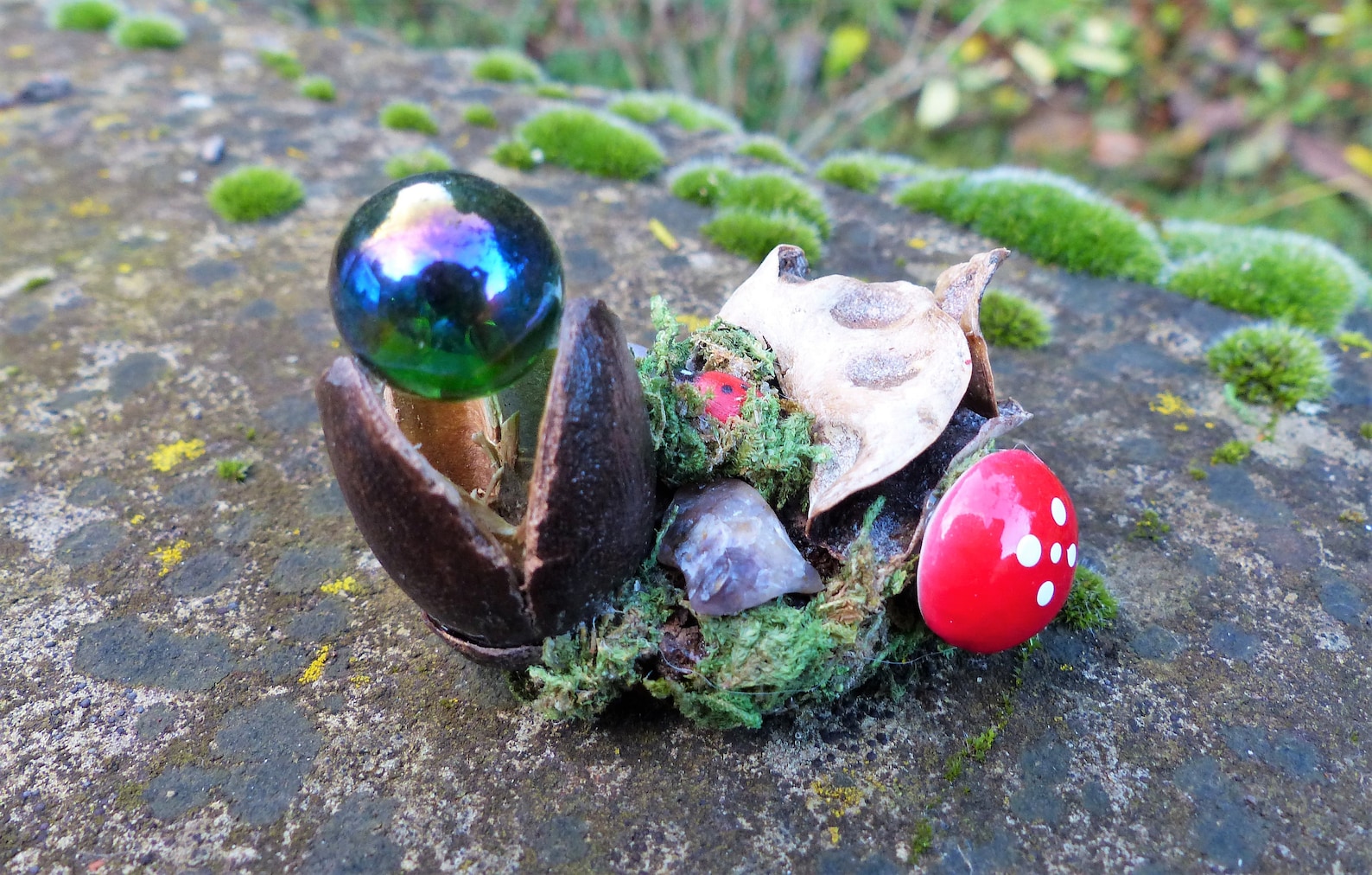 Miniature Crystal Ball Glass Orb Fairy House Fairies - Etsy