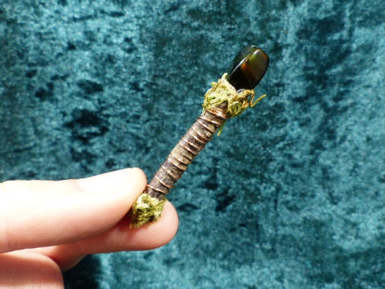 Fairy Wand With Dark Earth Tip Fairies Magic Wand Gift - Etsy