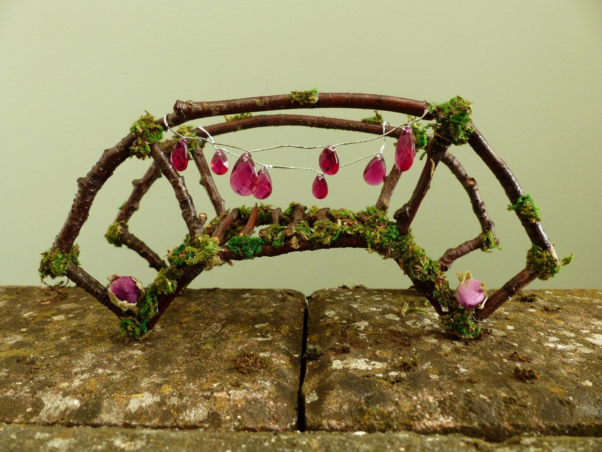 Pink Fairy Bridge Fairy Garden Fairy House Fairy - Etsy UK