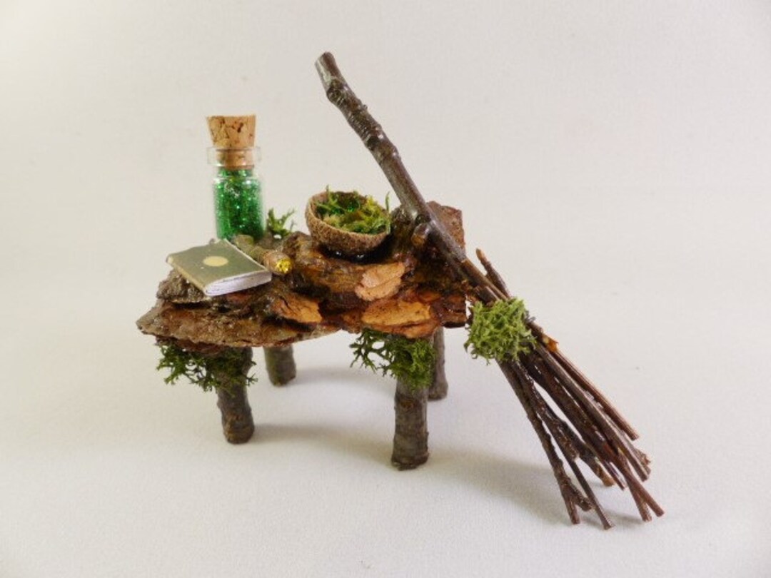 Fairy Magic Table Fairy House, Halloween Gift, Fairy Furniture, Fairy ...