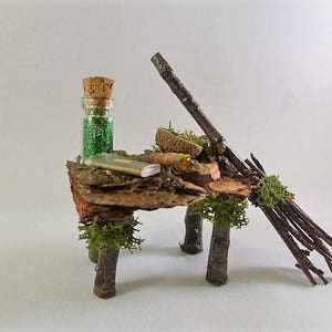 Fairy Magic Table Fairy House, Halloween Gift, Fairy Furniture, Fairy ...