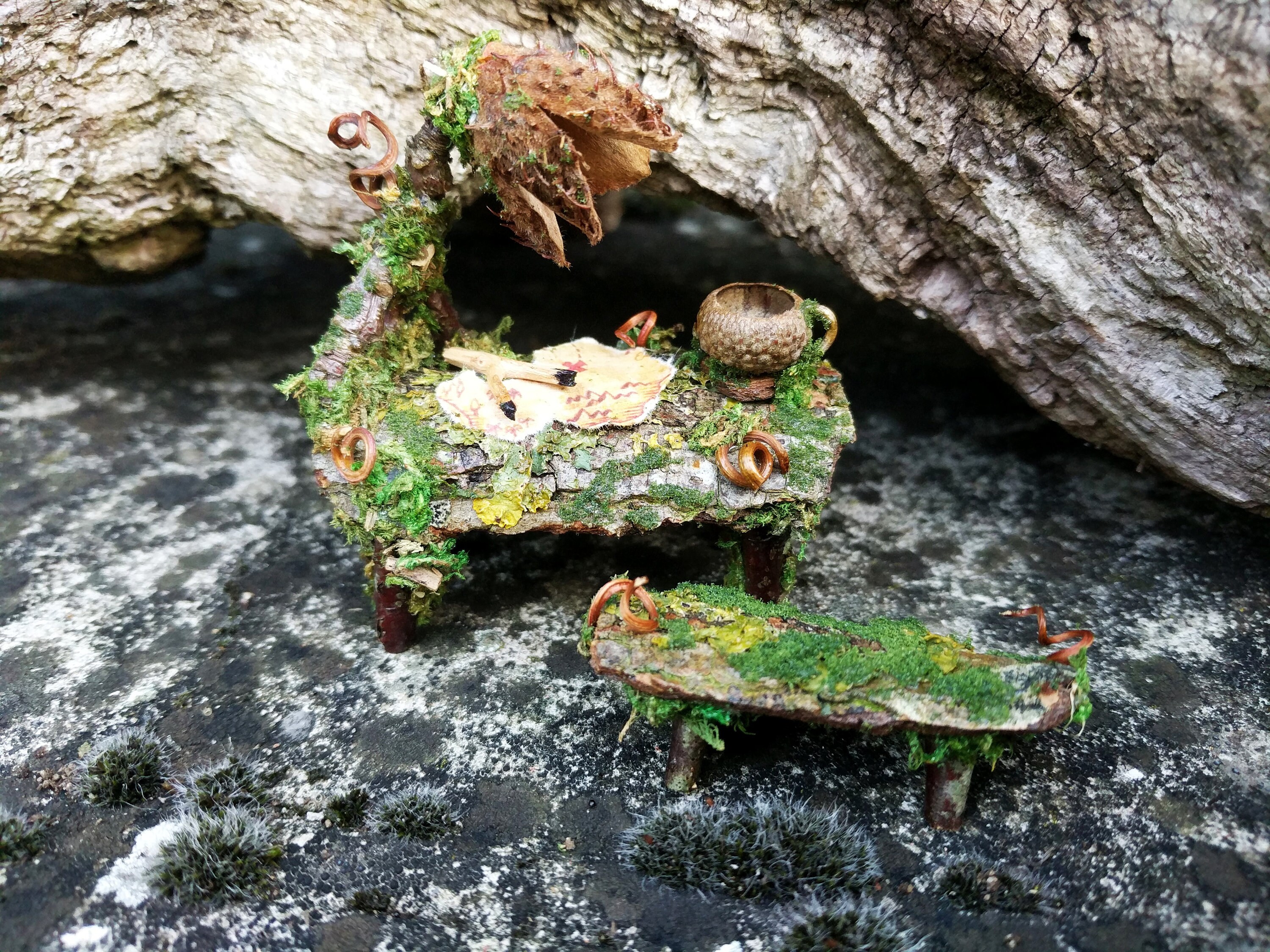 Fairy Table Fairy Miniatures Fairy Garden Fairy Furniture - Etsy