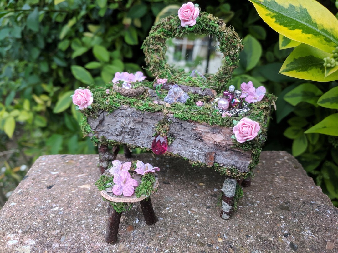Dollhouse Dressing Table Fairy Dressing Table, Mothers Day, Dollhouse ...
