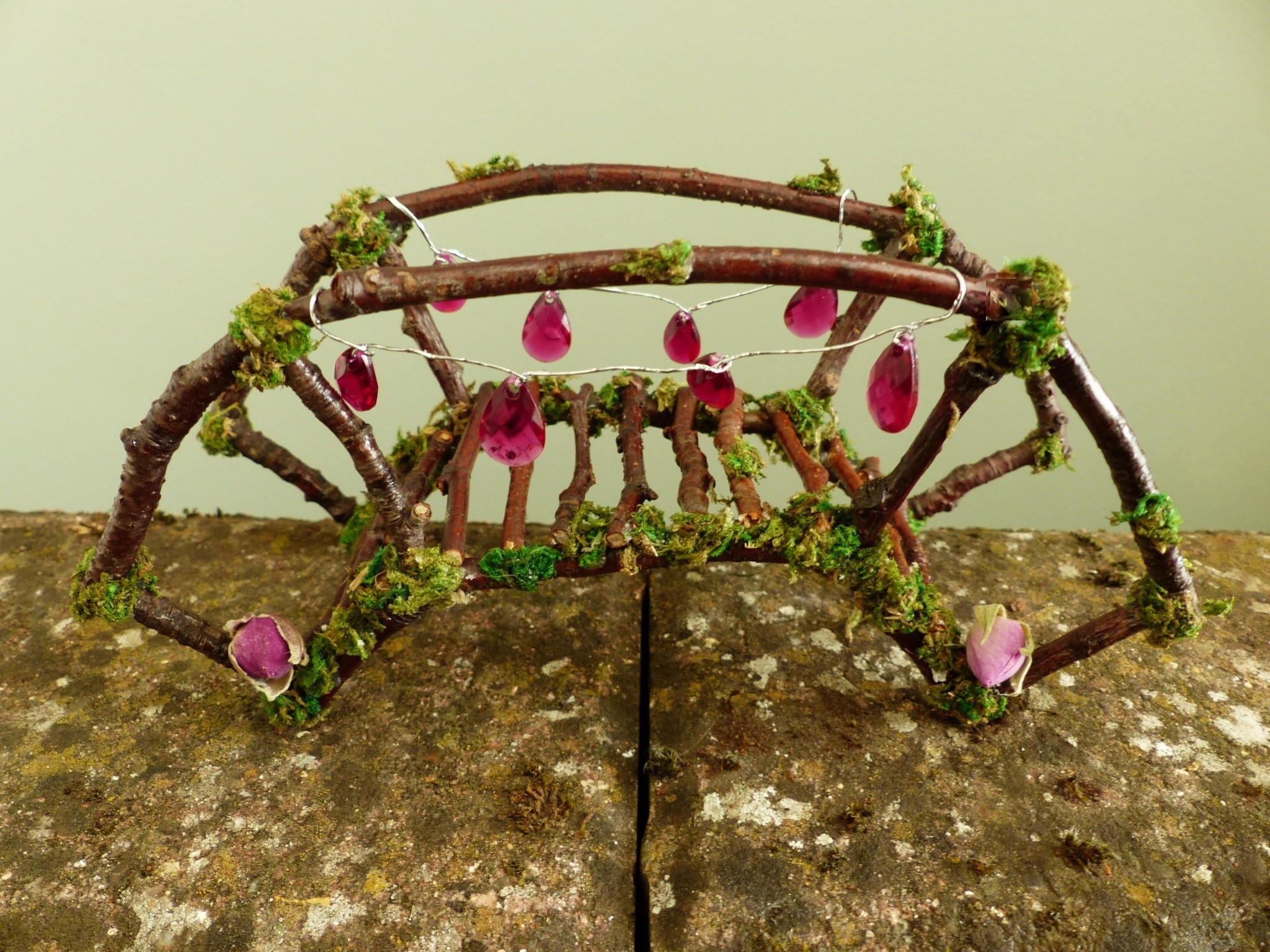 Pink Fairy Bridge Fairy Garden Fairy House Fairy - Etsy UK