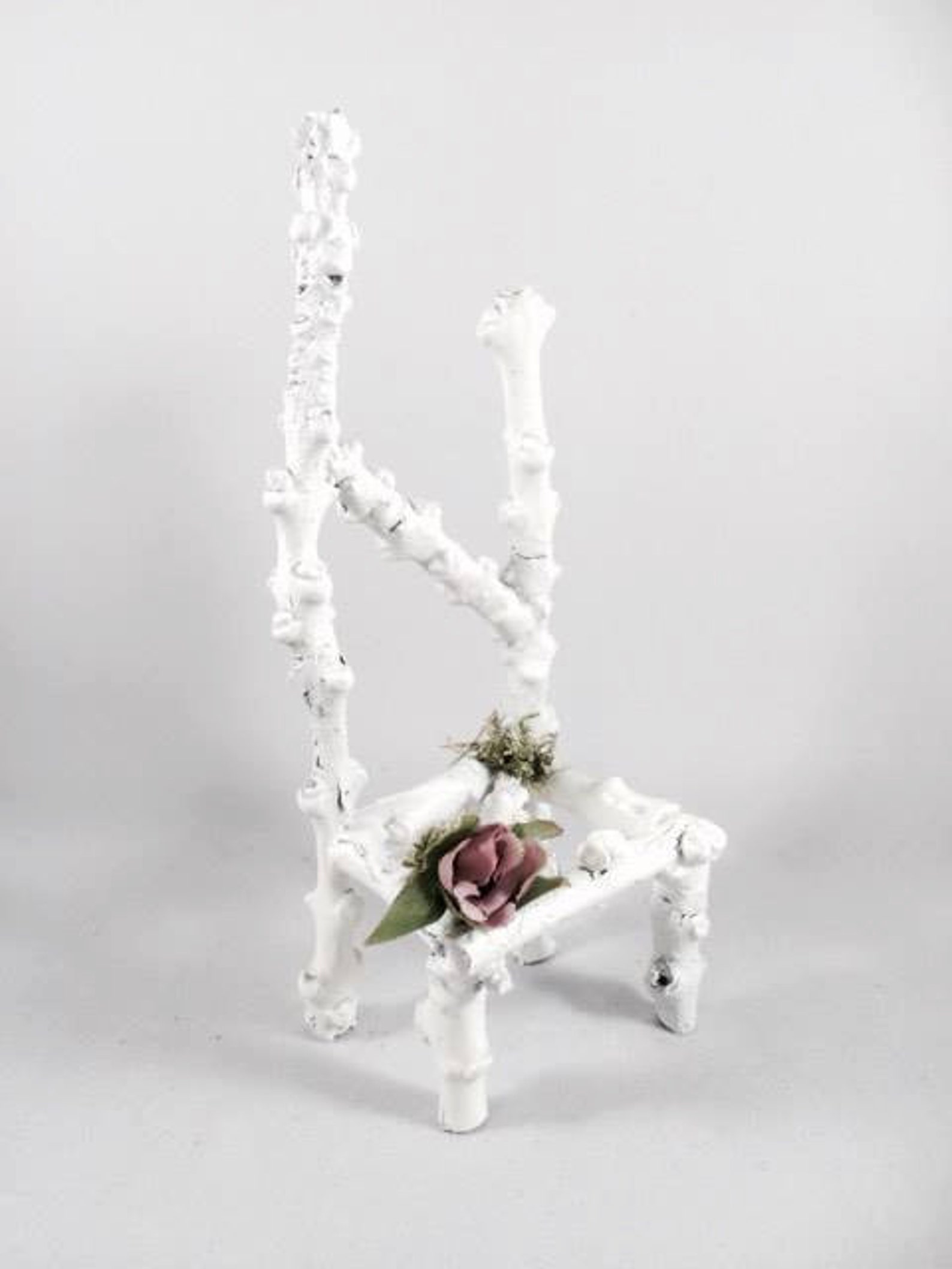 White Fairy Chair Fairy Furniture Fairy House Fairy | Etsy