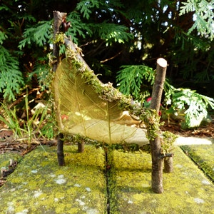 Fairy Bench With Red Roses Fairy House Fairy Garden Fairy - Etsy