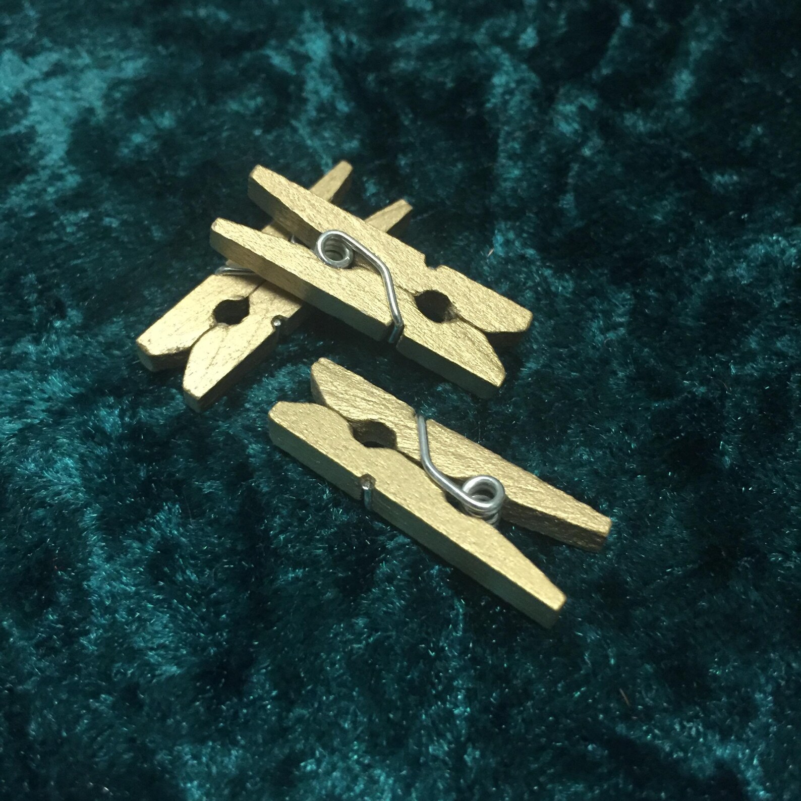 20 Gold Mini Wooden Pegs 25mm Miniature Pegs Fairy Garden - Etsy