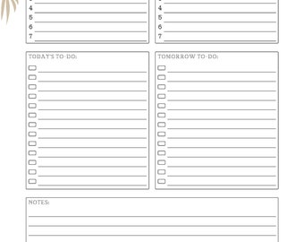 Modern/minimalist Weekly Planner to Do List Daily - Etsy