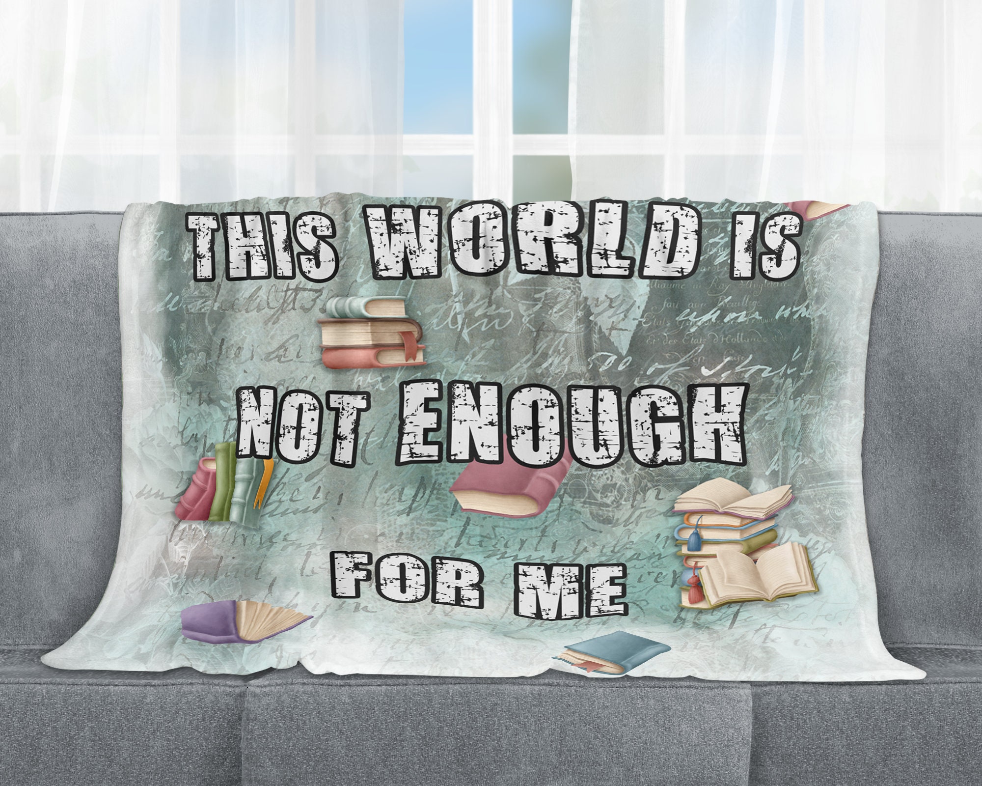 Reading Blanket I Read Because Book Blanket Gift for Book - Etsy