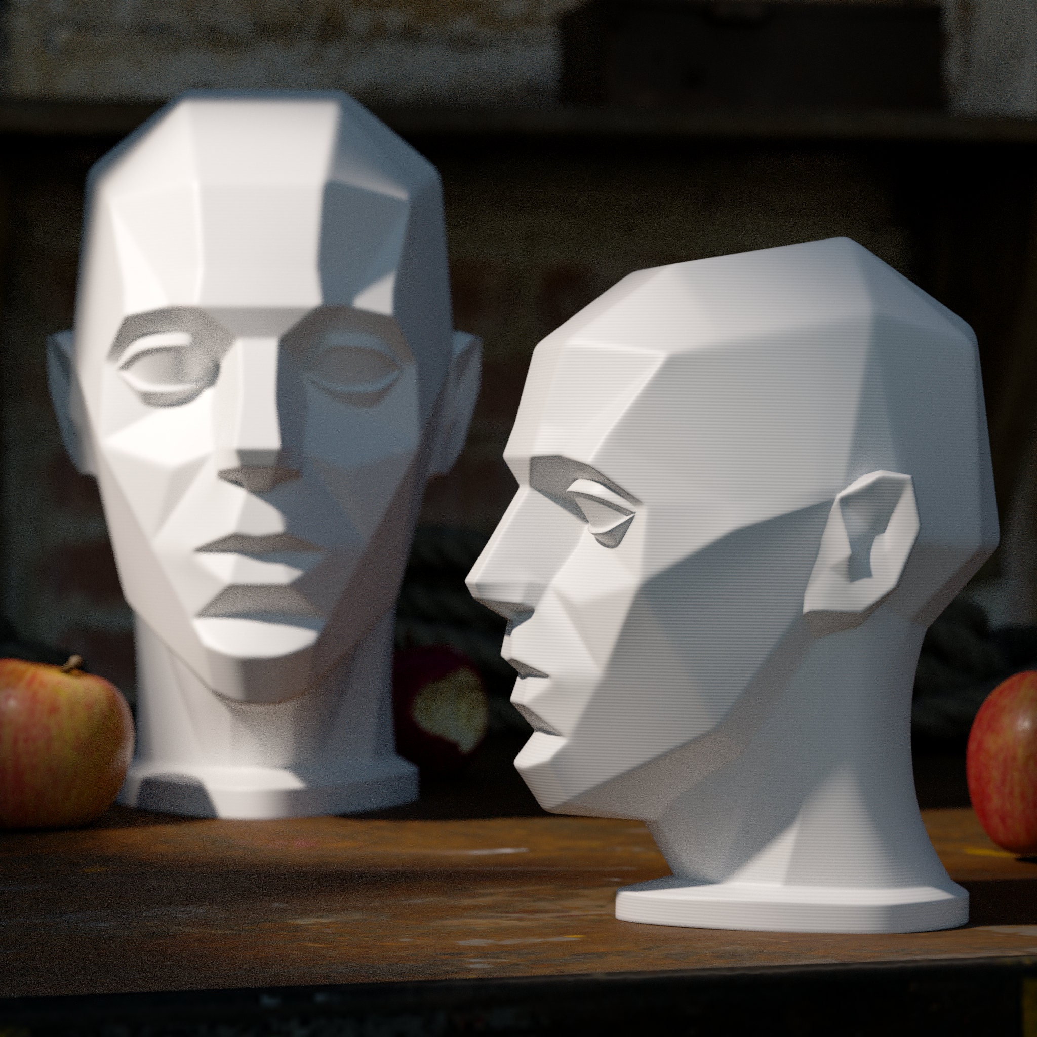 25cm the Aspiring Artist's Planar Head Edition 3D Print Beautiful ...