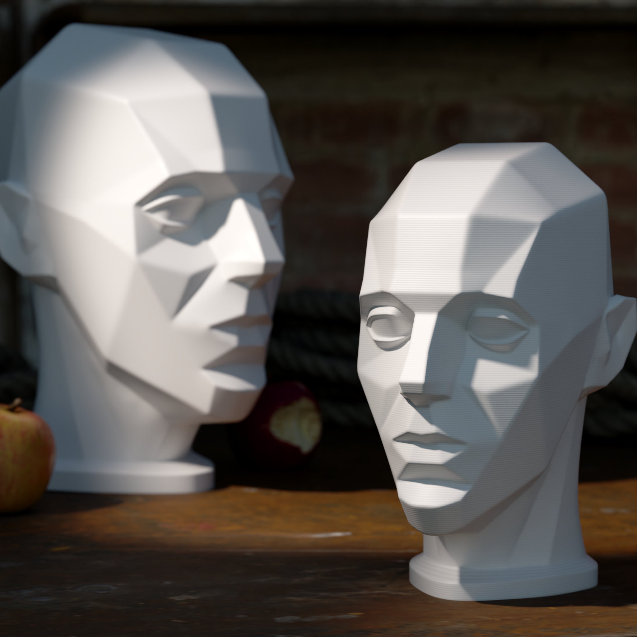 25cm the Aspiring Artist's Planar Head Edition 3D Print Beautiful ...