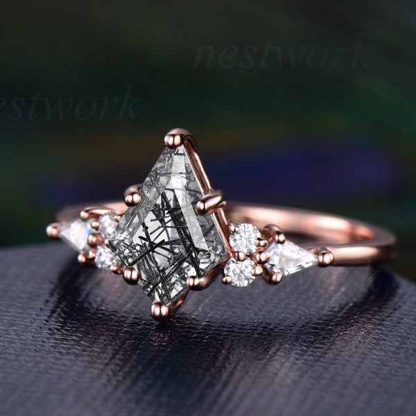 Crystal Engagement Ring - Etsy