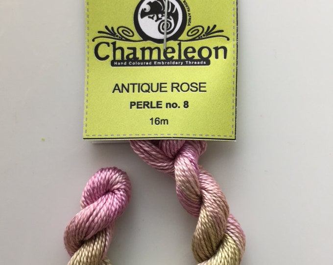 New Color - Chameleon Threads #4 Antique Rose - Perle 12 or 8 and ...