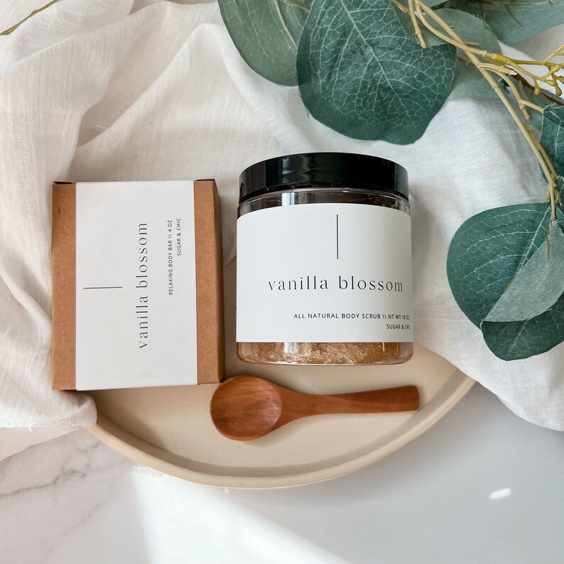 Spa Gift All Natural Scrub & Soap Relaxing Birthday Gift for - Etsy