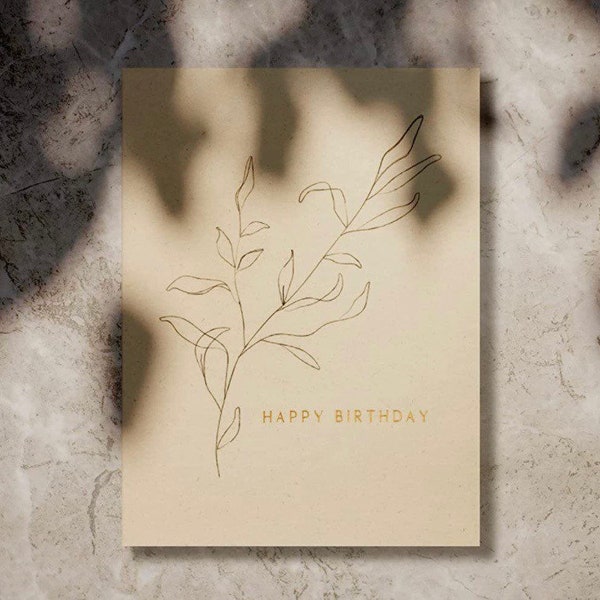 Handwritten Happy Birthday Card - Etsy