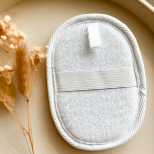 All Natural Ramie Body Scrub Pad, Gentle Exfoliating Bath Sponge ...