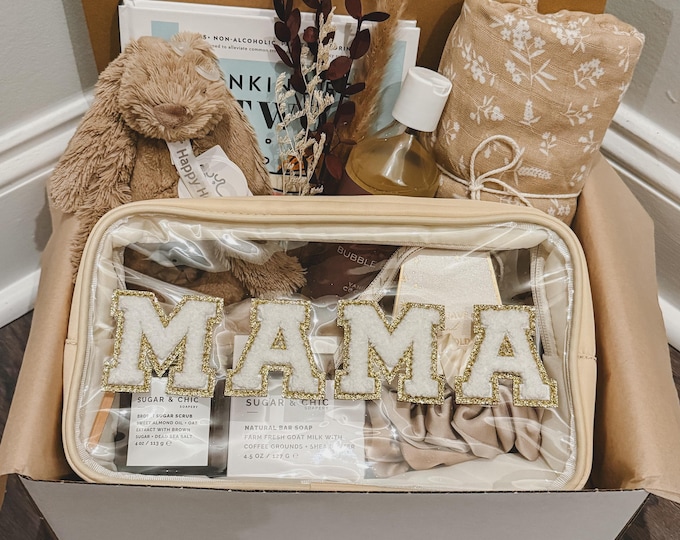 New Mom and Baby Gift Box, Postpartum Care Package, Self-care Baby ...