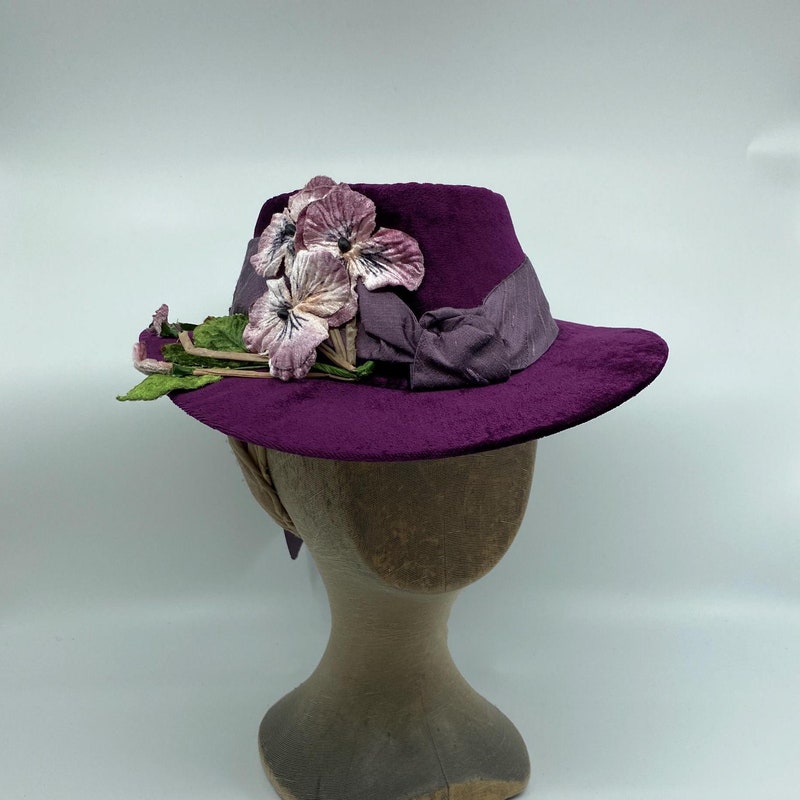 Velvet Hat - Etsy