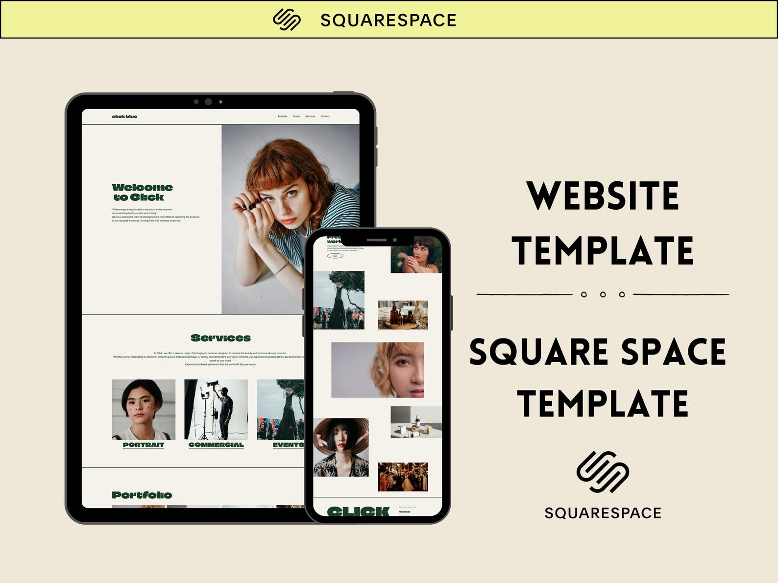 Squarespace Photography Website Template Squarespace 7.1 Photographer ...