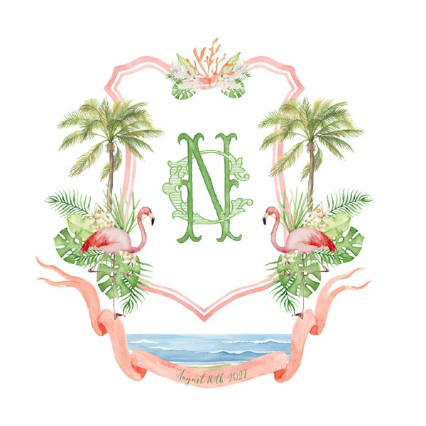 Monogram Crest - Etsy