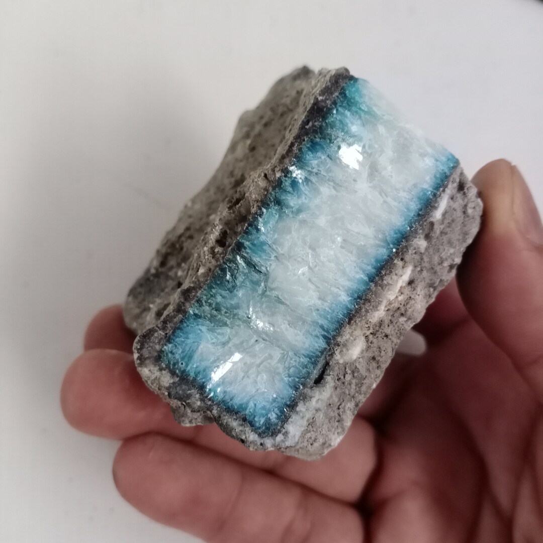 305 Gr Indonesia Blue Ice Agate Rough Raw Stone Gemstone 4 - Etsy