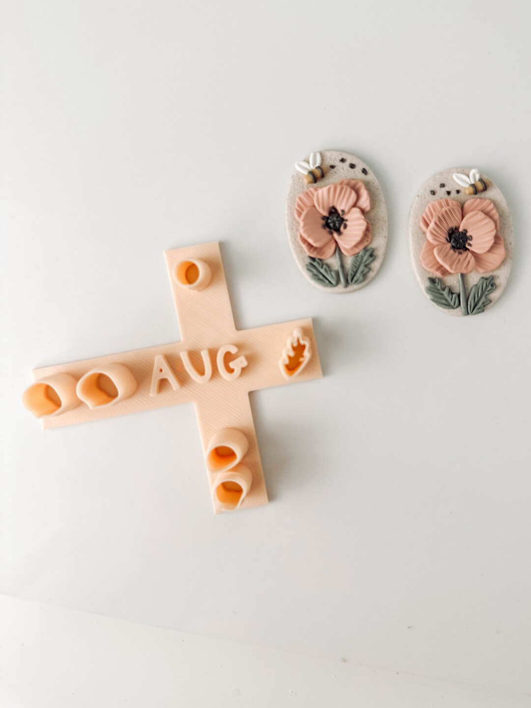 Poppy Flower Clay Cutter, August Birth Month Flower, Poppy Clay Cutter ...