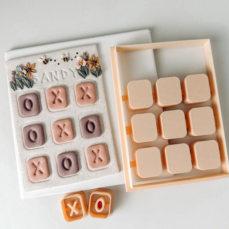 Clay Tic Tac Toe Board - Etsy