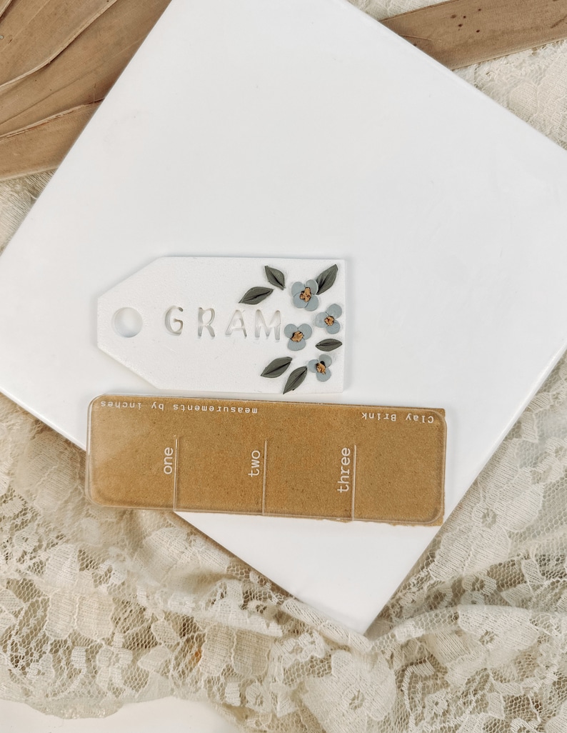 Name Tag Clay Cutter - Etsy