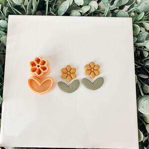 Flower and Stem Clay Cutter, Spring Clay Cutter, Flower Clay Cutter - Etsy