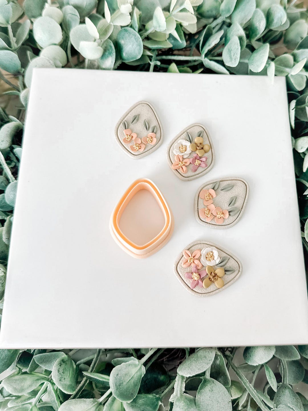 Rounded Rectangle Clay Cutter, Embossed Clay Cutter - Etsy