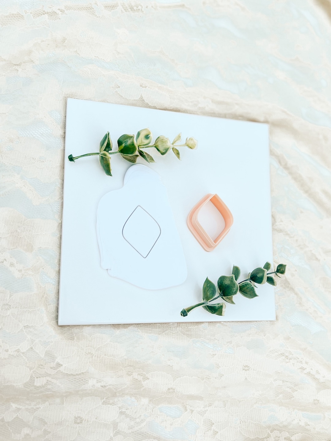 Organic Clay Cutter, Dangle Clay Cutter, Polymer Clay Cutter, Boho Clay ...