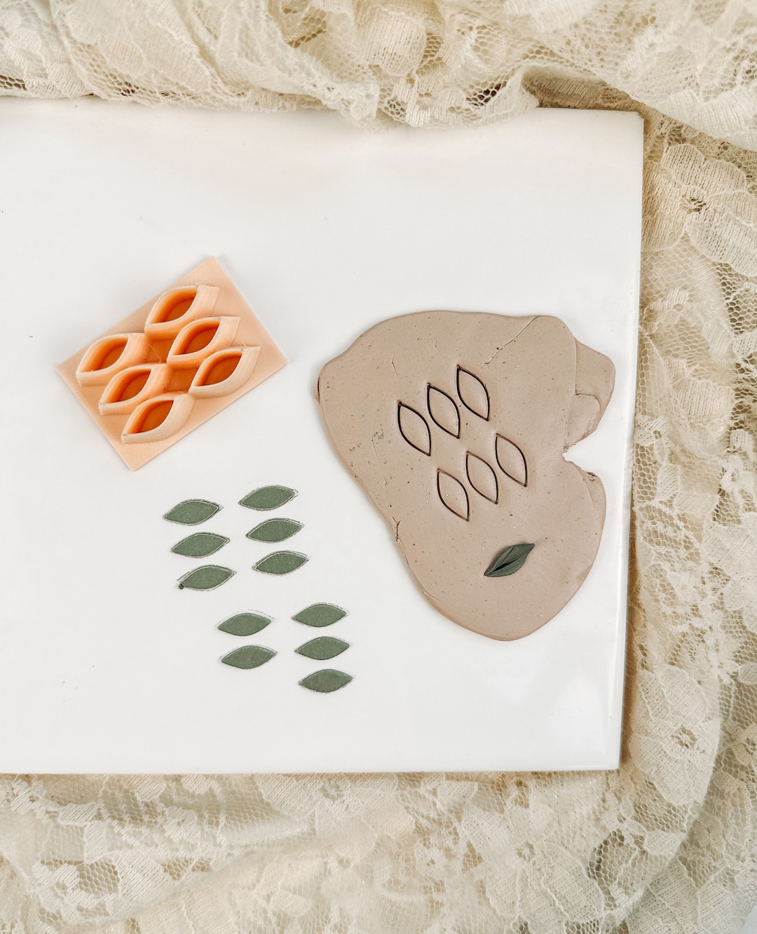 Micro Leaf Clay Cutters, Micro Leaf Cutter, Leaf Clay Cutter, Flower ...