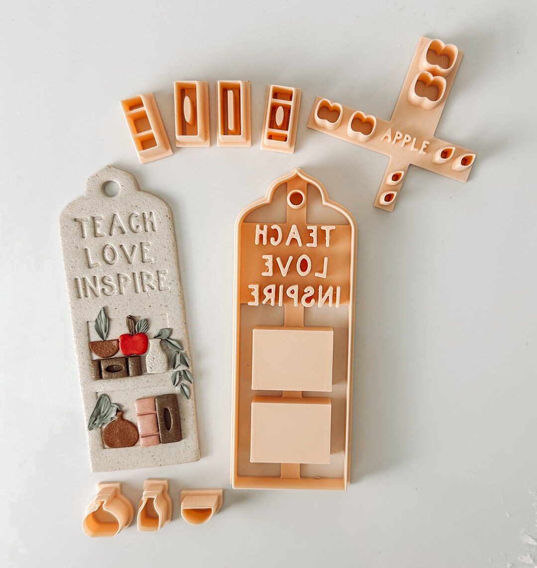 BUNDLE Bookmark Teacher Clay Cutters - Etsy