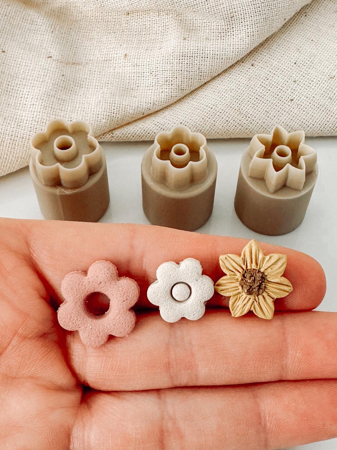 Clay Tray Stud Set of 3 - Etsy