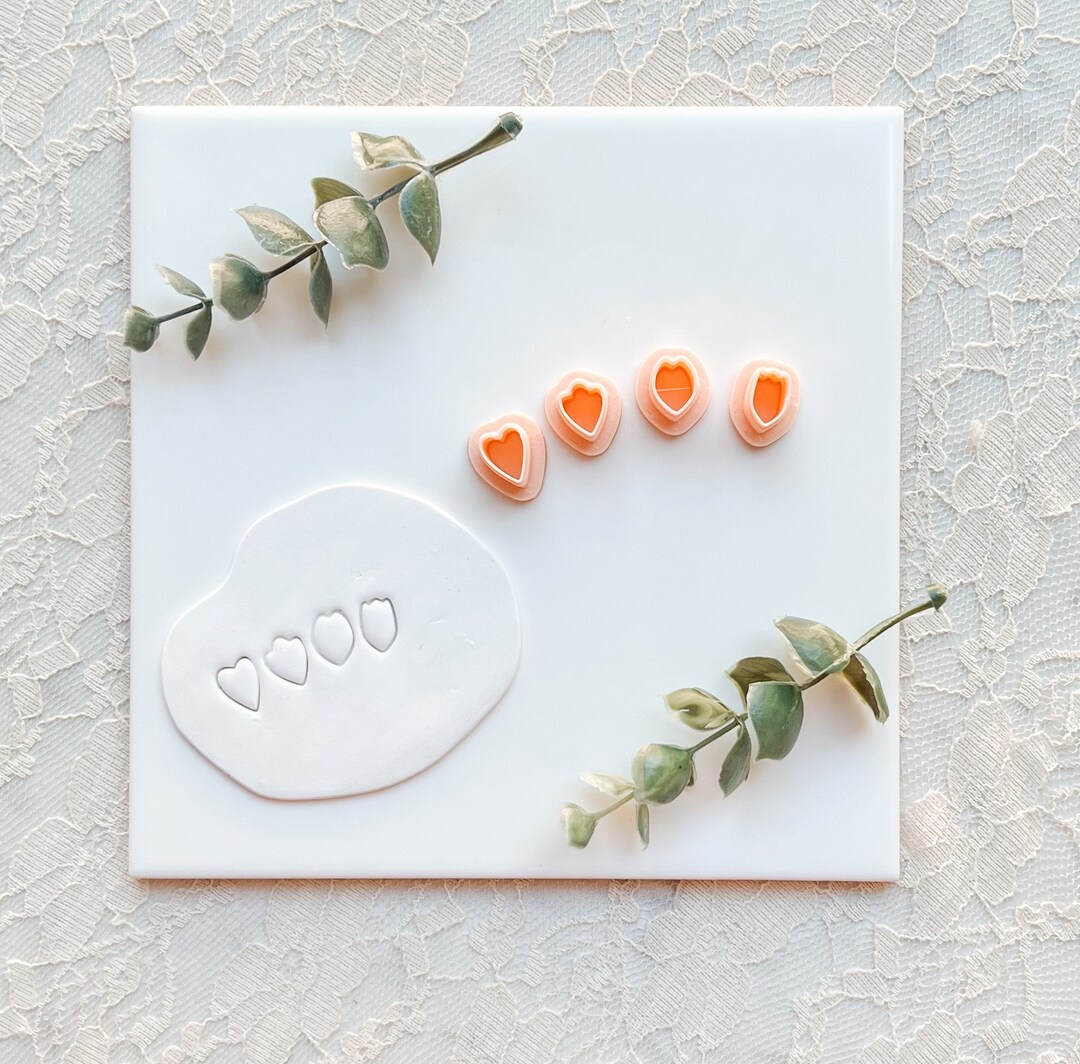 4 Micro Clay Cutters, Micro Petal Cutter, Flower Clay Cutter, Flower ...