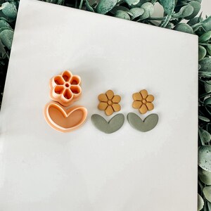 Flower and Stem Clay Cutter, Spring Clay Cutter, Flower Clay Cutter - Etsy