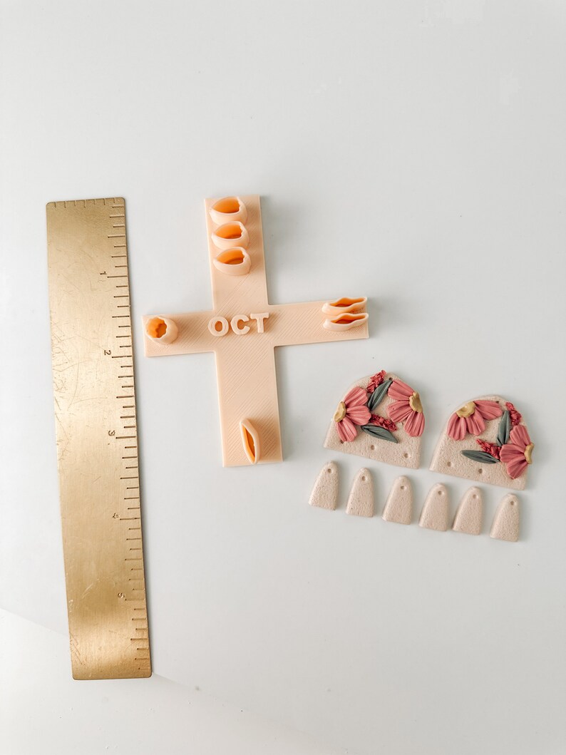 Cosmo Flower Clay Cutter, October Birth Month Flower, Cosmo Clay Cutter ...