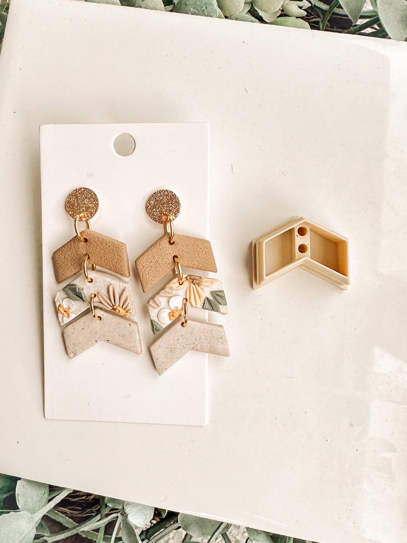 Chevron Clay Cutter, Herring Bone Clay Cutter, Fancy Clay Cutter ...