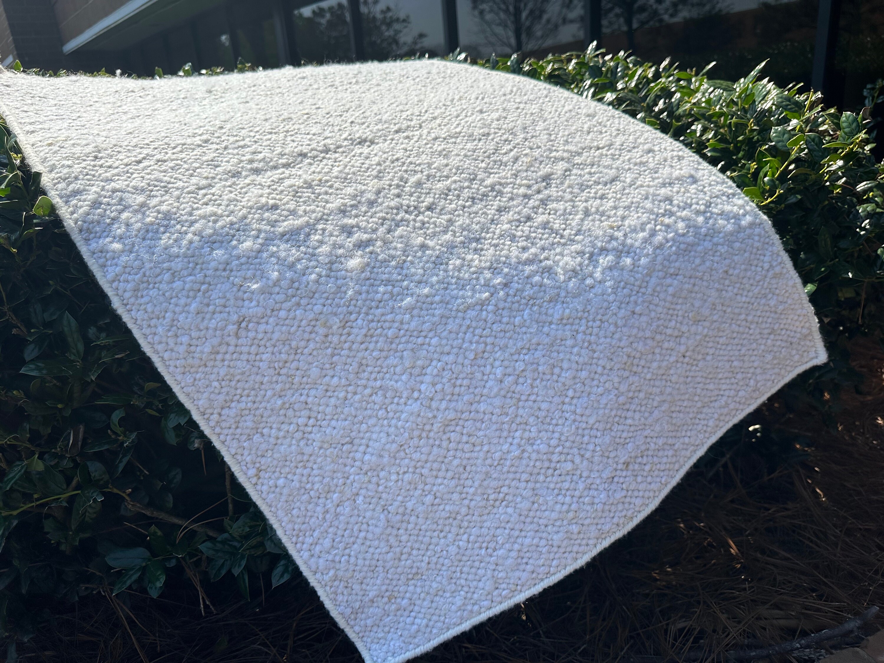 Handmade 2x3 Small White Rug, Mini Floor Rug, Living Room Mini Rug ...